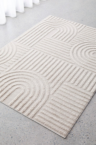 Astrid Natural Arch Pattern Rug – Lost Design Society