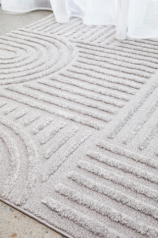 Astrid Silver Arch Pattern Rug – Lost Design Society