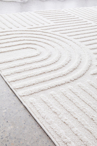 Astrid Off-White Arch Pattern Rug – Lost Design Society