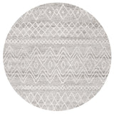 Paradise Grey Rustic Tribal Round Transitional Rug – Lost Design Society